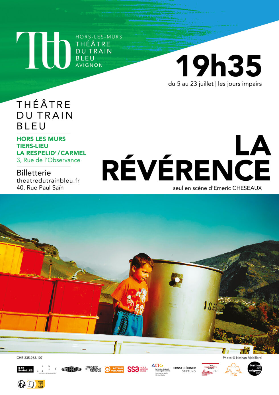 FESTIVAL 2025 | Théâtre du Train Bleu